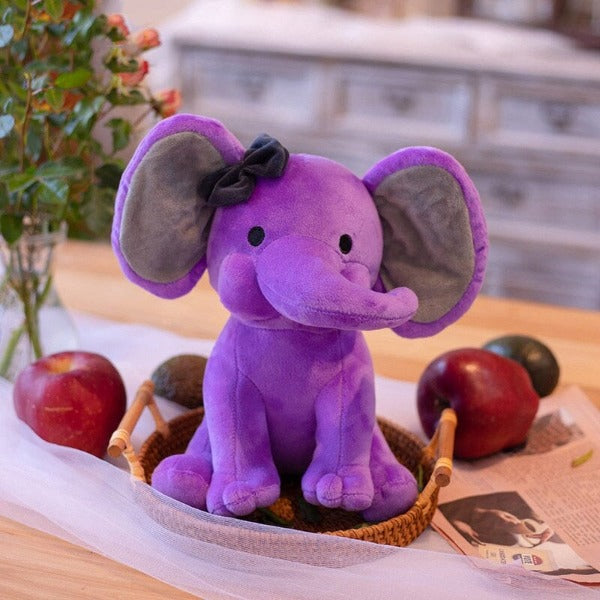 Doudou éléphant violet | Meilleur choix de cadeau ! | Omamans